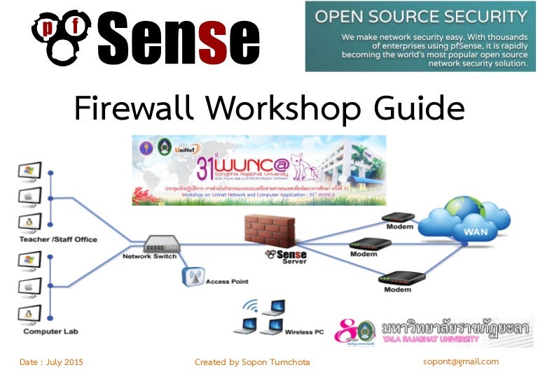 pfSense firewall workshop guide