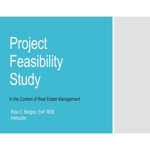 Feasibility Study....................... | PDF