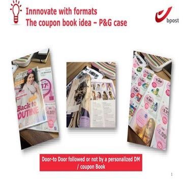 Magazine in Door to Door case + Direct Mail - P&G | PPT