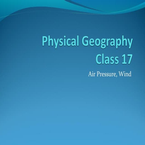 Pg tp-class17-air pressure wind | PPT