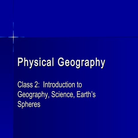 Pg tp-class2, intro, science, spheres | PPT