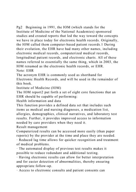 Electronic Medical Record (Emr) | PPTX