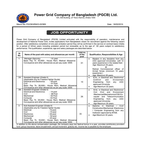 Pgcb circular | PDF