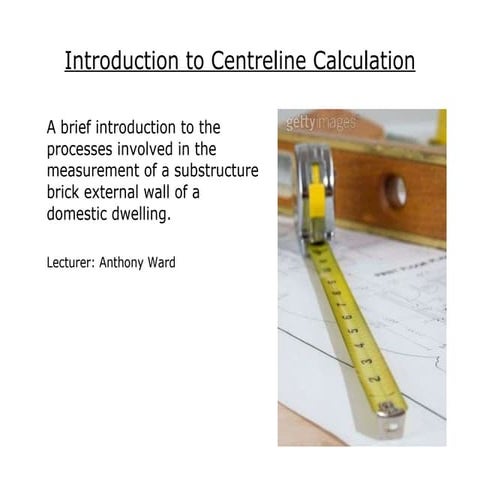 Center line method 1 | PDF