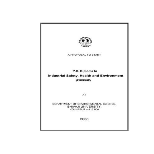 Pg dip ind safety syllabi | PDF