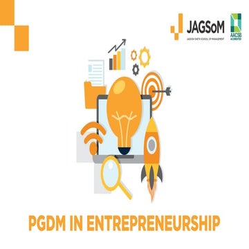 PGDM in Entrepreneurship Program for Early-stage Entrepreneurs | PDF