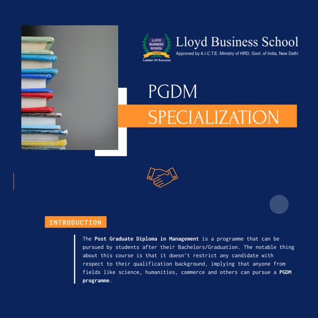 Best Post Graduate Diploma in Management (PGDM) Course Specialization | PDF