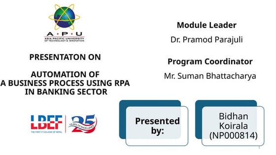 The Impact of AI-Powered RPA in Banking! | PPTX