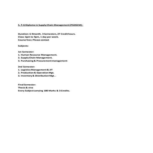 Pgdscm bihrm uttara | PDF