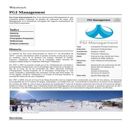 Pgi management | PDF