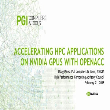 Accelerating Hpc Applications On Nvidia Gpus With Openacc Ppt