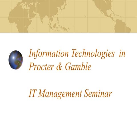 Pg it seminar | PPT