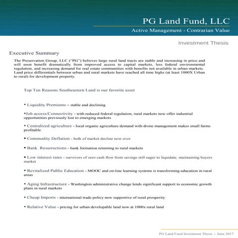 Pg land fund | PPT