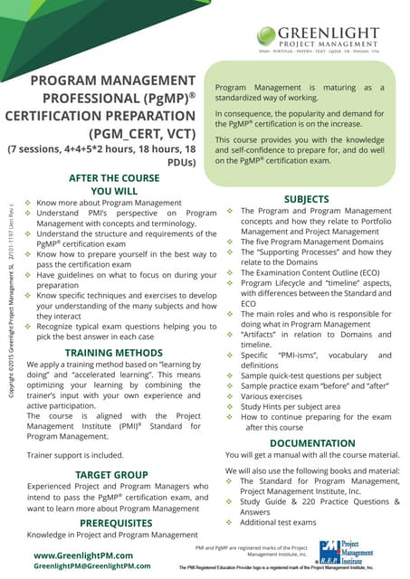 My experience on the PgMP Application (1/3)