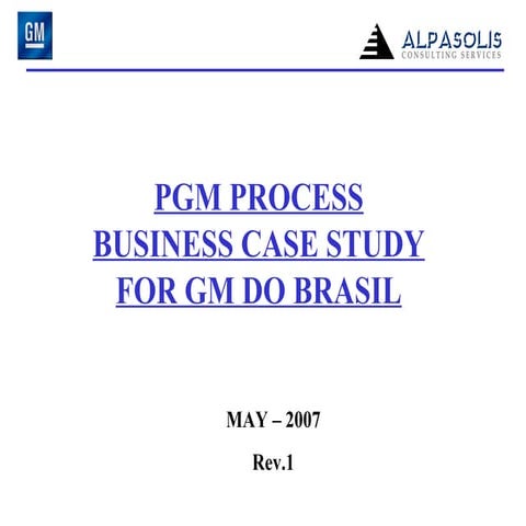 Pgm process rev1 | PPT