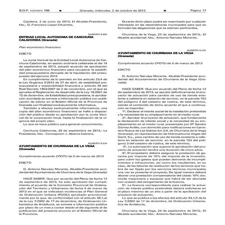 PGOU Churriana de la Vega | PDF