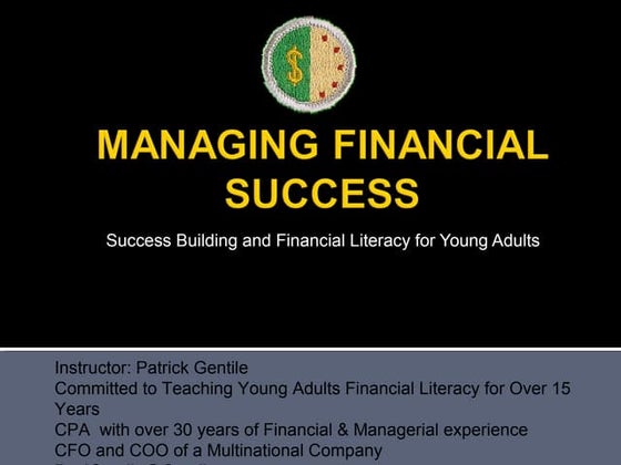 Personal Finance 1.01 PPT | PPTX