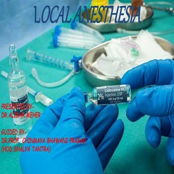 PG PPT LOCAL ANESTHESIA_011219.pptx for science | PPTX