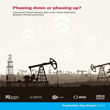 UNEP Publication: Production Gap Report 2023 | PDF