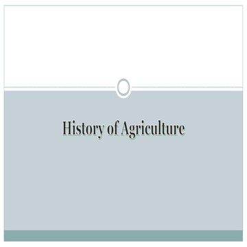 HISTORY OF AGRICULTURAL DEVELOPMENT IN ANCIENT INDIA, AGRICULTURE IN ...