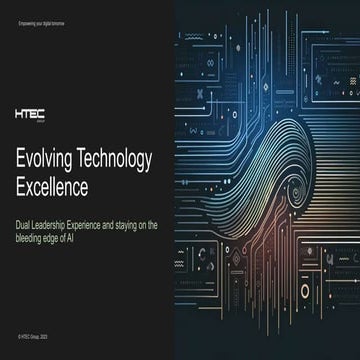 [DSC Europe 23] Stefan Mrsic_Goran Savic - Evolving Technology Excellence.pptx