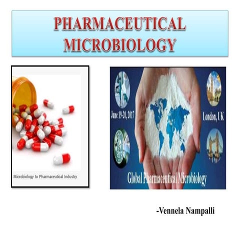 Pharmaceutical microbiology | PPTX