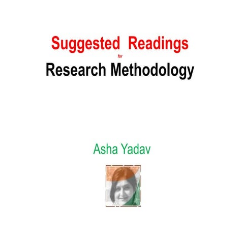 Suggested Readings for Research Methodology | PPTX
