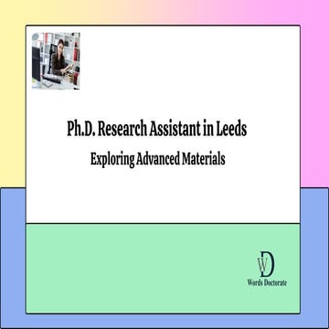 Ph.D. Research Assistant in Leeds...pptx