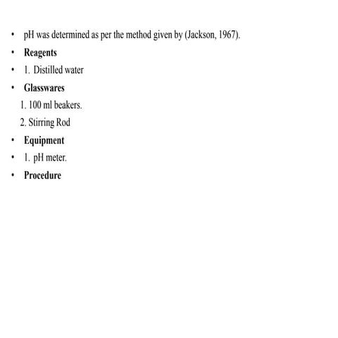 ph.pptx determination procedure by ph meter | PPTX