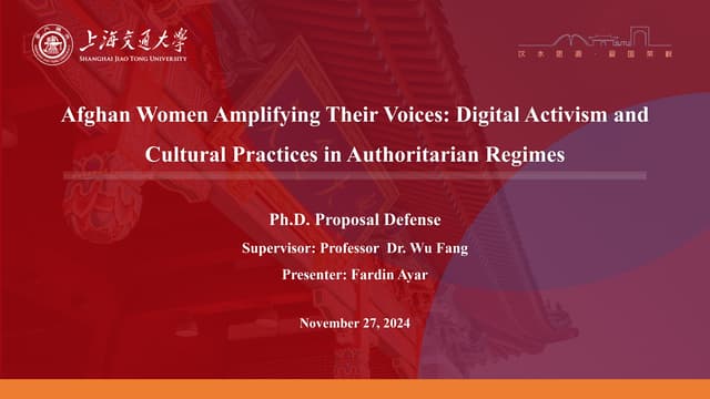 Ph.D. Dissertation Proposal Defense, Fardin Ayar.pdf Ph.D. Dissertation Proposal Defense, Fardin Ayar.pdf