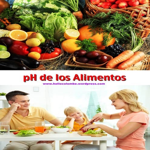 Tabla pH de los Alimentos - Alimentación Alcalina | PDF