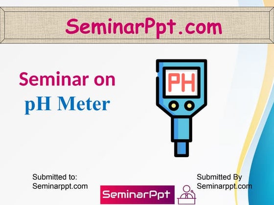 Comprehensive Guide on pH Meter – Principle, Types, Diagram & Uses | PDF