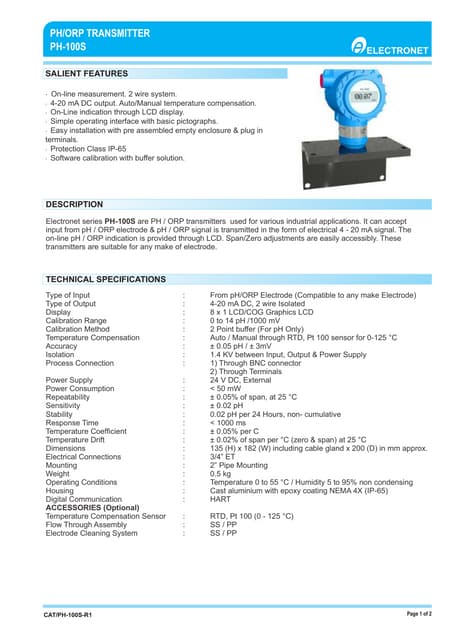 Thermocouple Signal Converter - Canopus Instruments | PDF