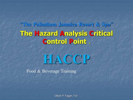 CCP, PRP, OPRP ppt that explain about it | PPTX