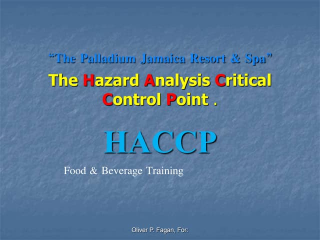 CCP, PRP, OPRP ppt that explain about it | PPTX