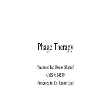Phage Therapy.pptx
