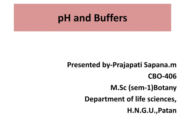 Preparation of Buffers & pH Measurement.pptx