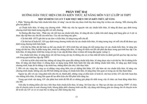 Tóm tắt công thức vật lí 10 | PDF