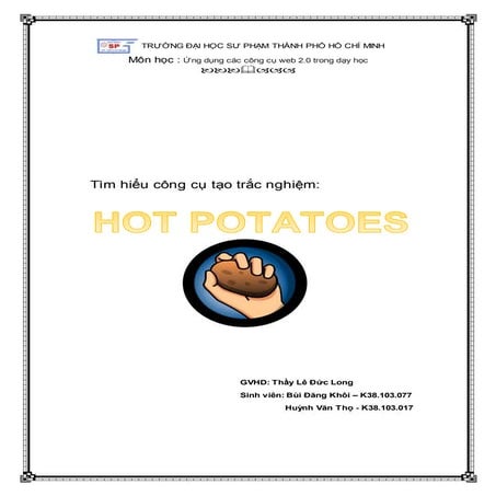 Phan mem hot potatoes | DOCX