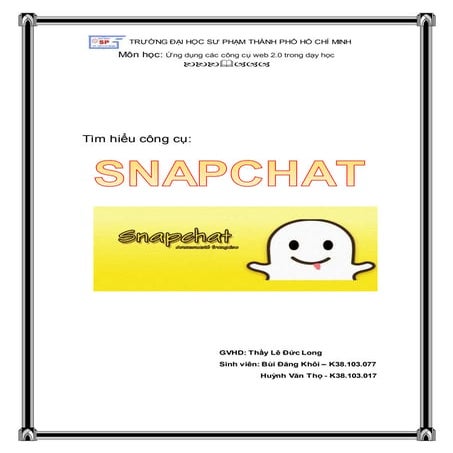 Phan mem snapchat | PDF