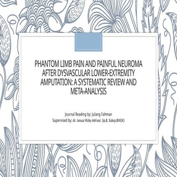 Phantom Limb Pain and Painful Neuroma.pptx