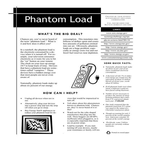 Phantom load | PDF