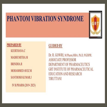 phantom vibration syndrome PPT.pptx