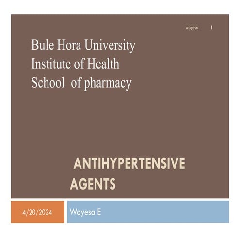 Pharmacology from bule hora University in Ethiopia | PDF
