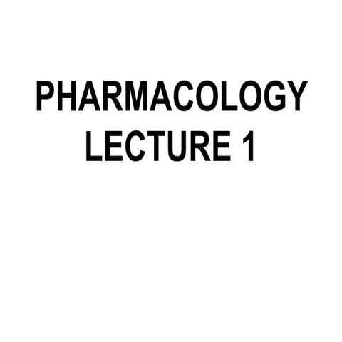 Therapeutic index and window & clinical significance | PPTX