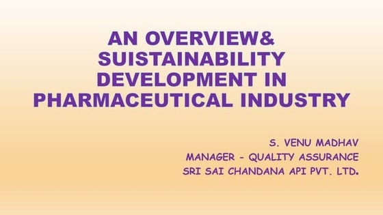 Pharmaceutical Industry Departments roles and responsibilities manasa ...