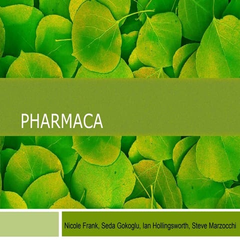 Pharmaca presentation | PPT