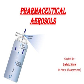PHARMACEUTICAL AEROSOLS.slideshare sem-V | PPTX