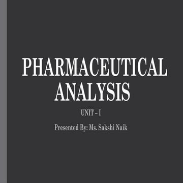 Primary and secondary standards | PPTX