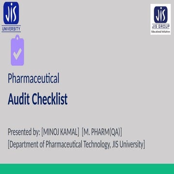 ICH GMP GUIDELINES Q7 | PPTX